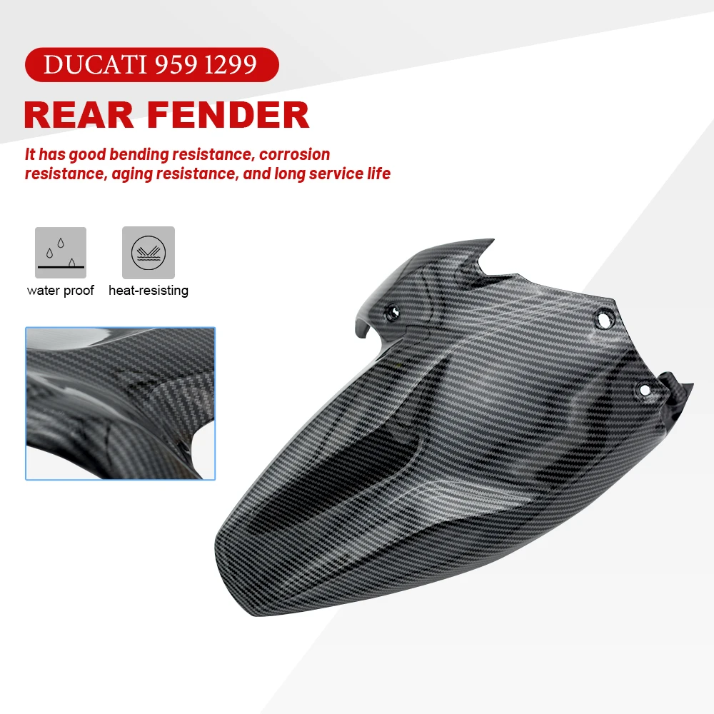 For Ducati 959S 1299 S Panigale 2015-2020 Motorcycle Rear Fender Carbon ...
