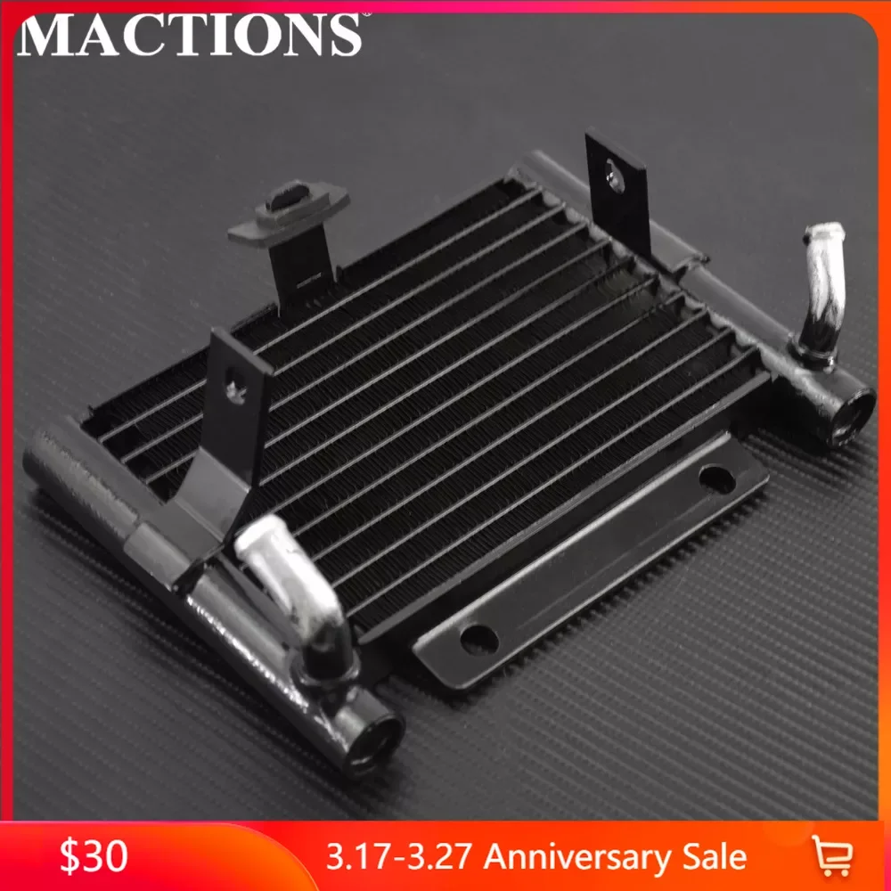 Motorcycle-Oil-Cooler-Radiator-Water-Tank-For-Harley-Touring-Road-King ...