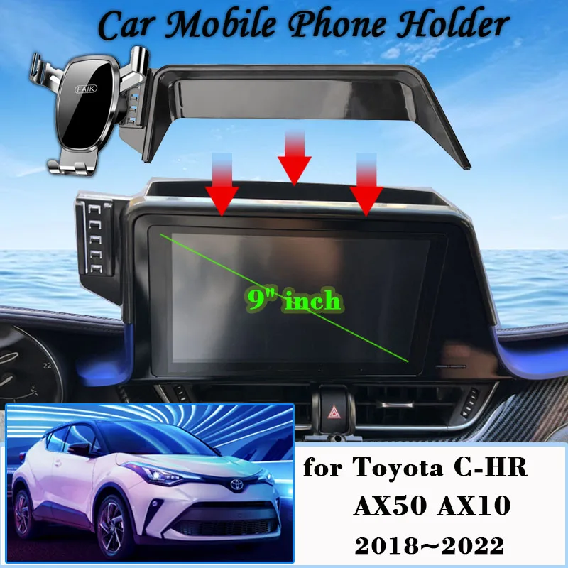 Car-Mount-for-Toyota-CHR-C-HR-AX50-AX10-2018-2019-2020-2021-2022-Mobile ...