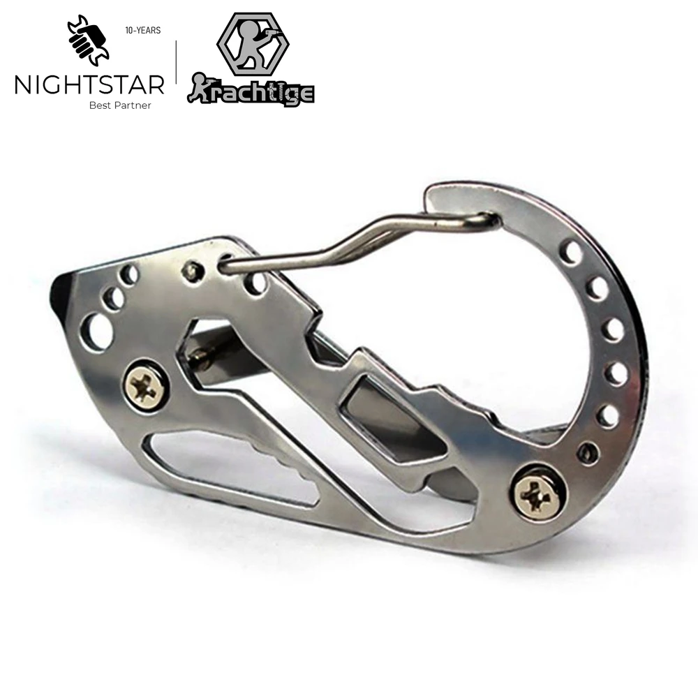 Multifunction-Tool-Stainless-Steel-Key-Holder-Organizer-Clip-Folder ...