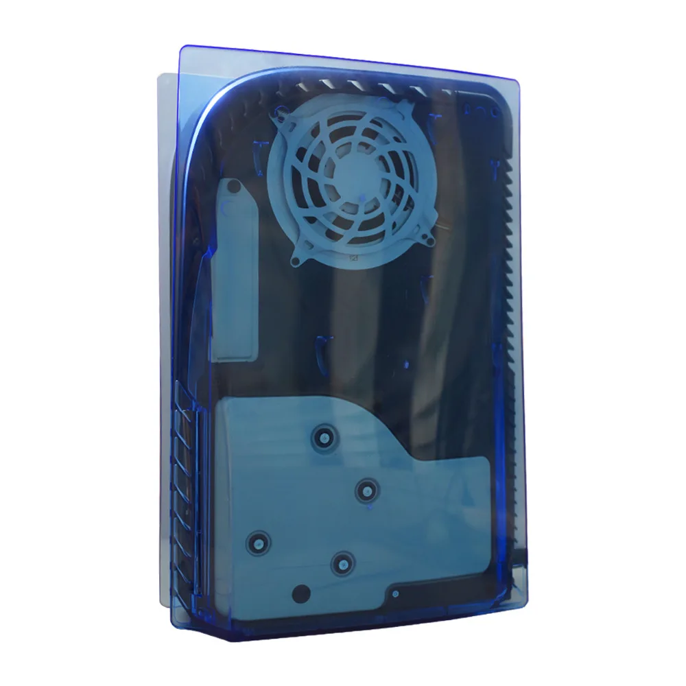 Crystal-Transparent-Shell-for-PS5-Disc-Edition-Faceplates-Blue-Clear ...