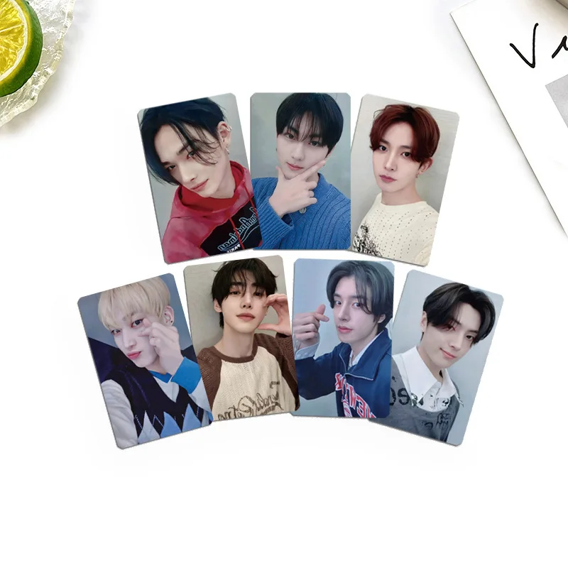 7pcs/Set Kpop Boys Star Special Card Weverse Albums Handsome Boys Photo ...