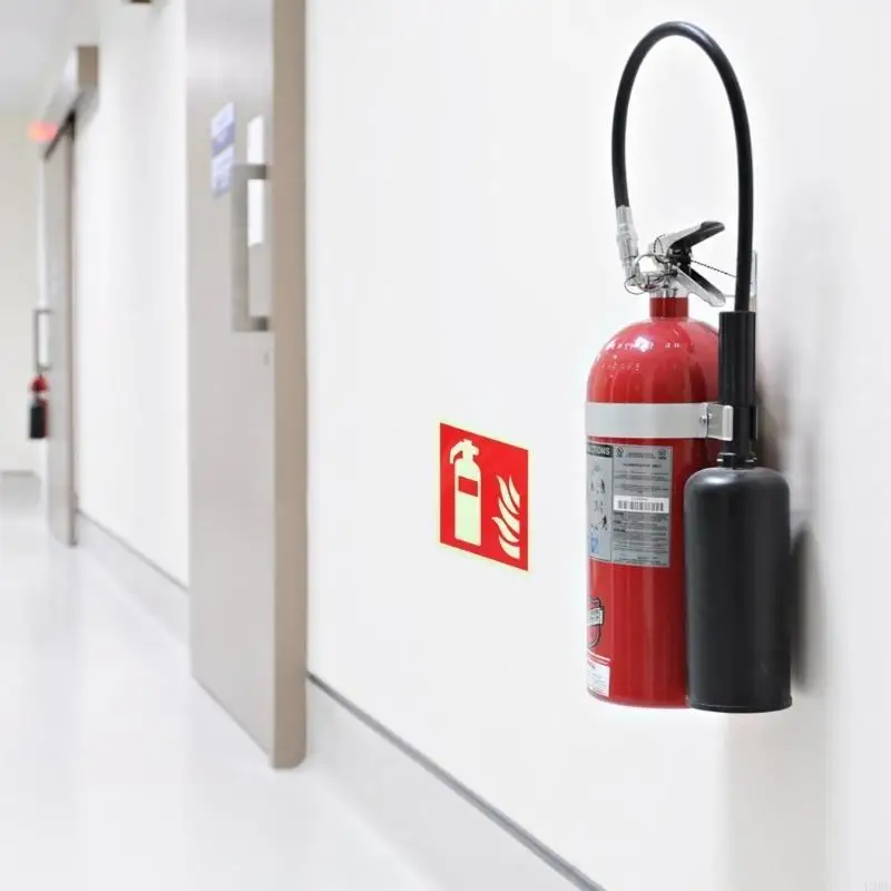 L9BE Set of 5Pcs Fire Extinguishers Signs Safety Sign Sticker Glow in ...