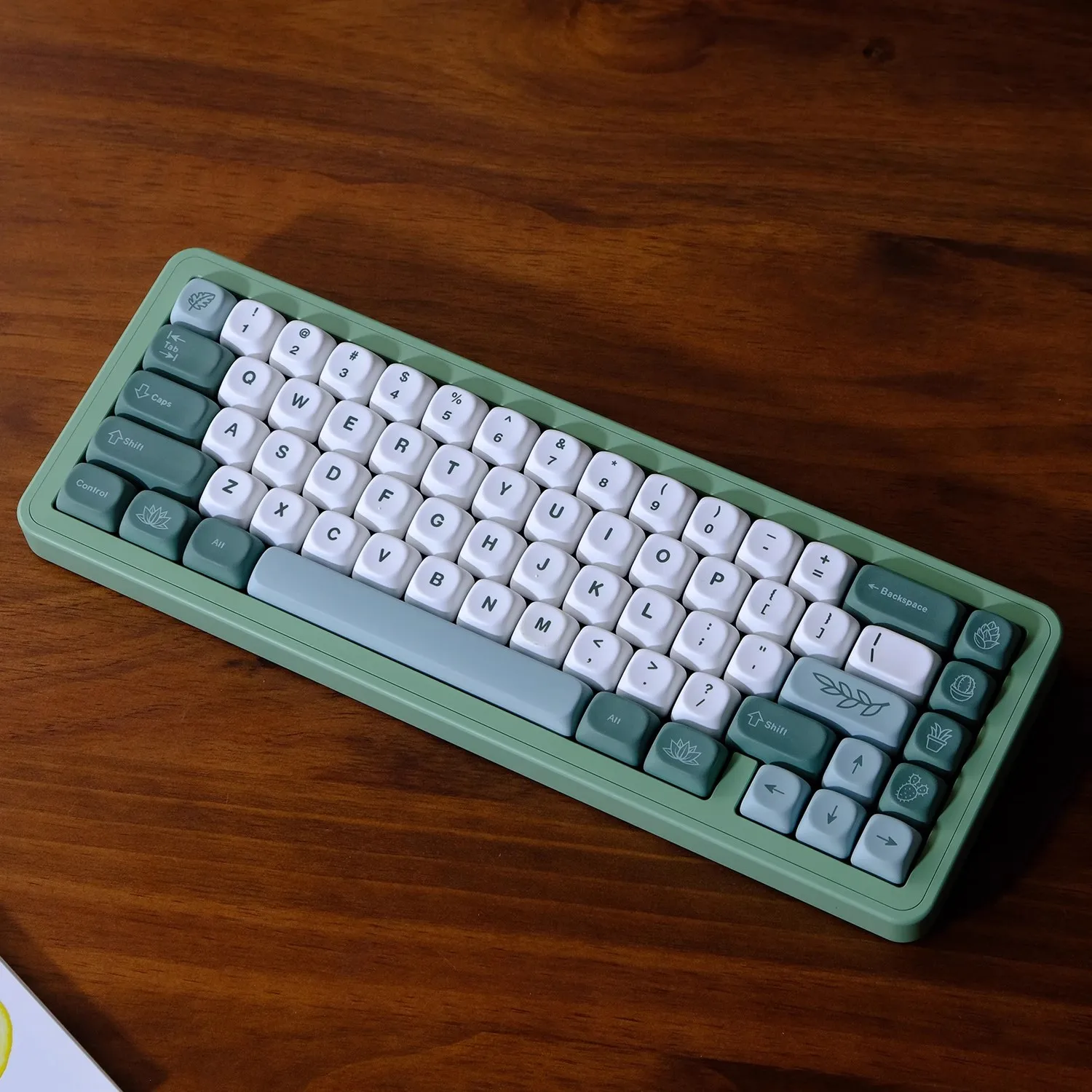 1-Set-GMK-CYL-Beloved-Caramel-Chestnuts-Botanical-Keycaps-PBT-Dye ...