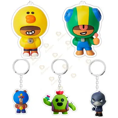 Japanese-Key-Chains-Cartoons-Stars-Berry-Crow-Shally-Leon-Keychain ...