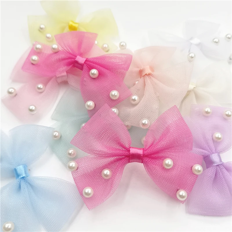 Lazo-con-cuentas-de-perlas-para-el-pelo-18-piezas-7x5-5-CM-aplique-para ...