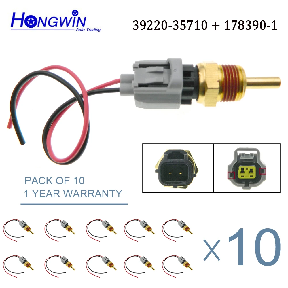 1-2-4-10SET-Coolant-Temperature-Sensor-Socket-Waterproof-Cable ...