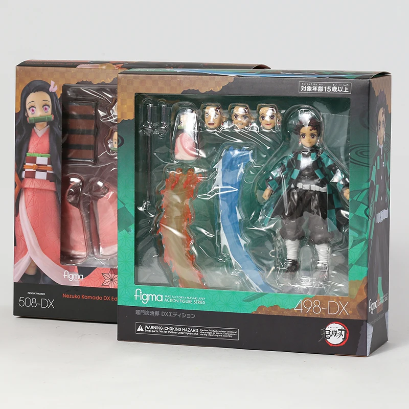 Demon Slayer Kamado Nezuko Figma 508 DX Tanjiro 498 DX figura de acción ...