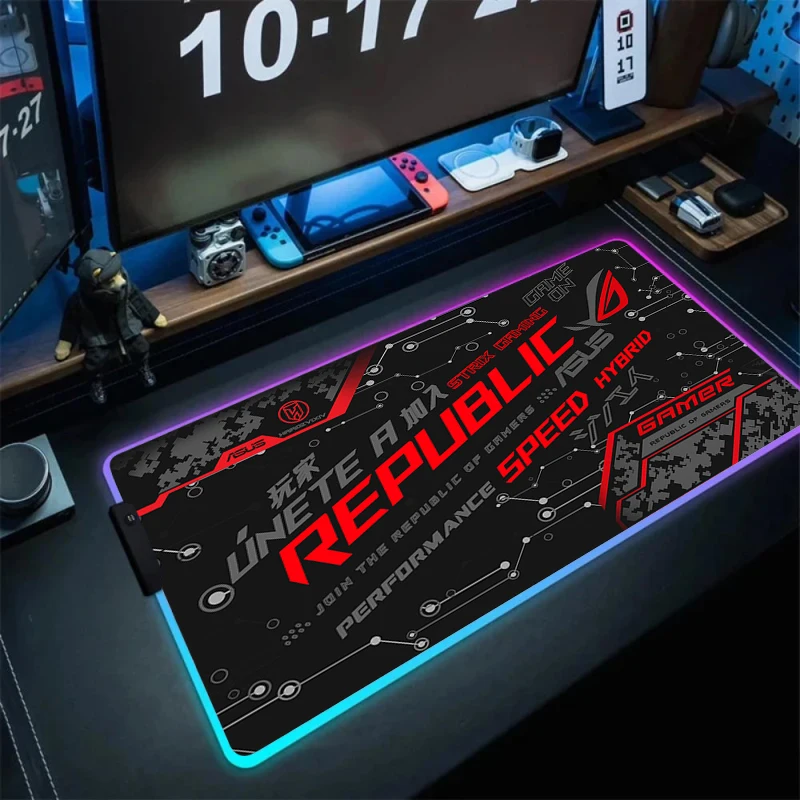 Black-Mouse-Pad-Asus-Rgb-Gaming-Mause-Mat-Anime-Mats-Gamer-Rug-Pc-Xxl ...