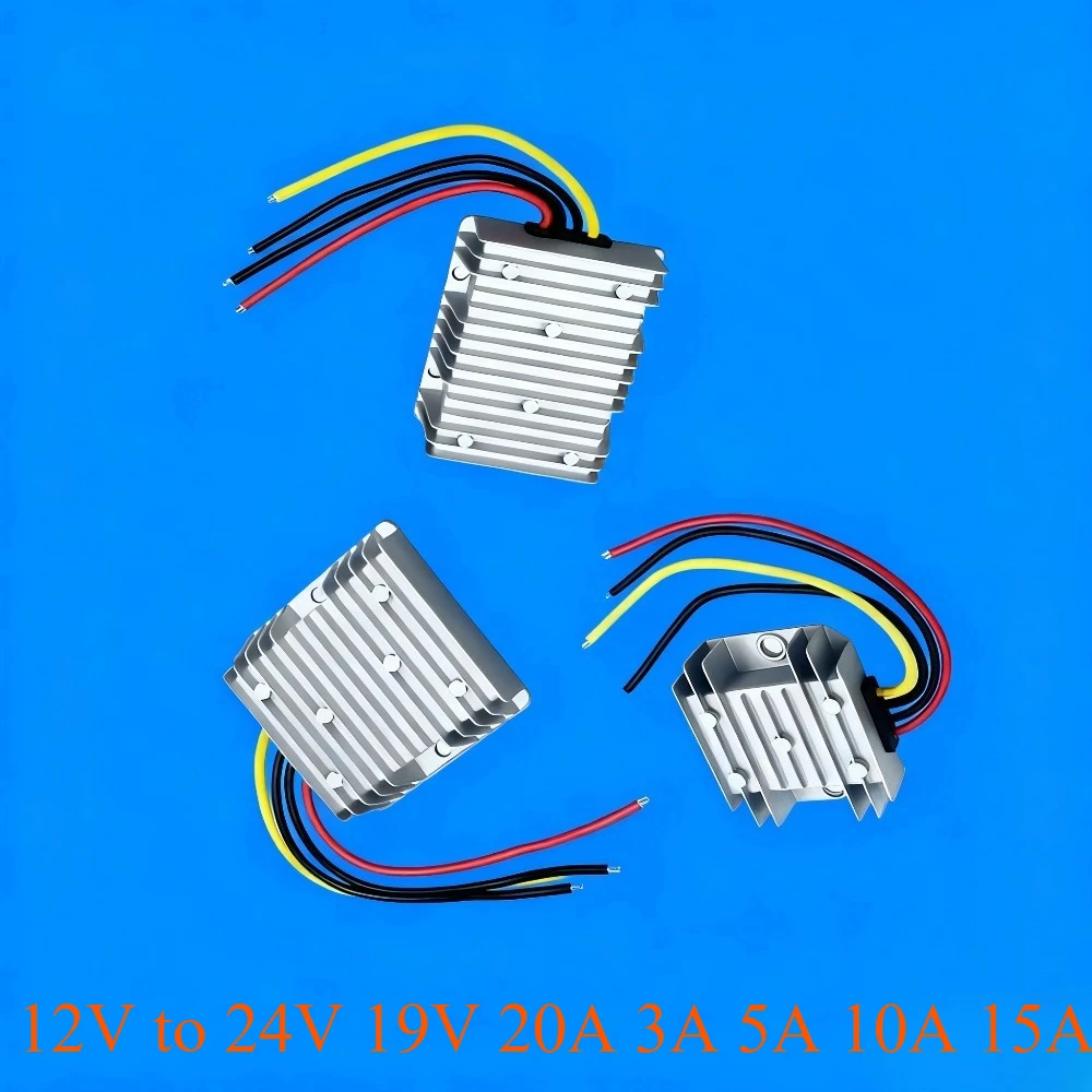 12 Volt to 19 Volt Boost Module Booster 12V to 24V 19V 20A 3A 5A 10A ...