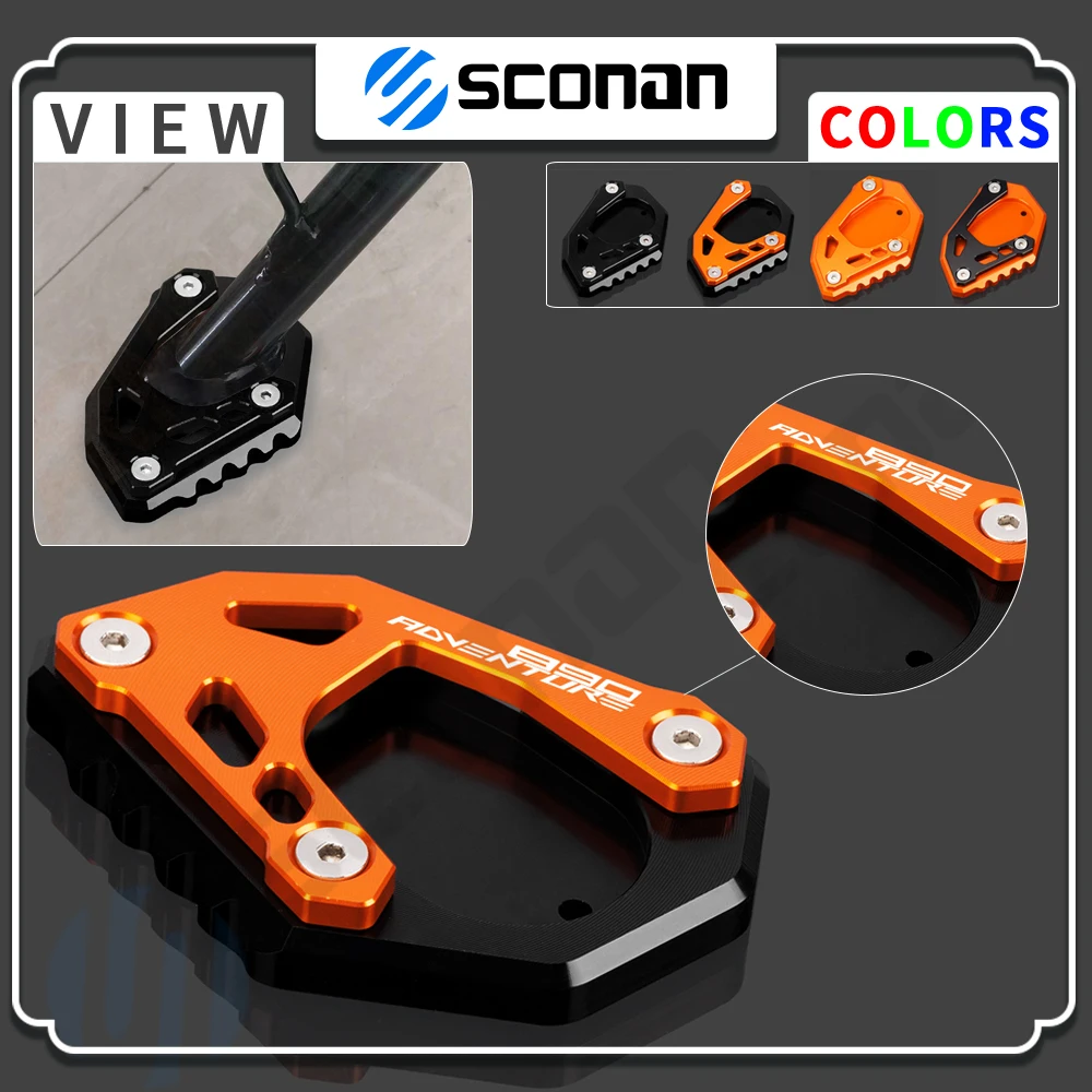 For-KTM-890-Adventure-R-890ADV-890-ADV-R-Side-Stand-Pad-Plate-Kickstand ...