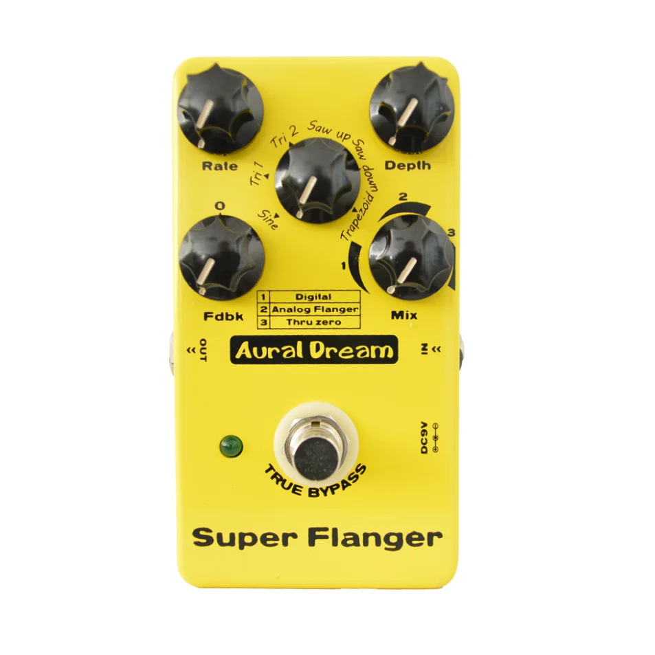 Aural-Dream-Pedal-de-guitarra-Super-Flanger-tiene-3-tipos-6-ondas-de ...
