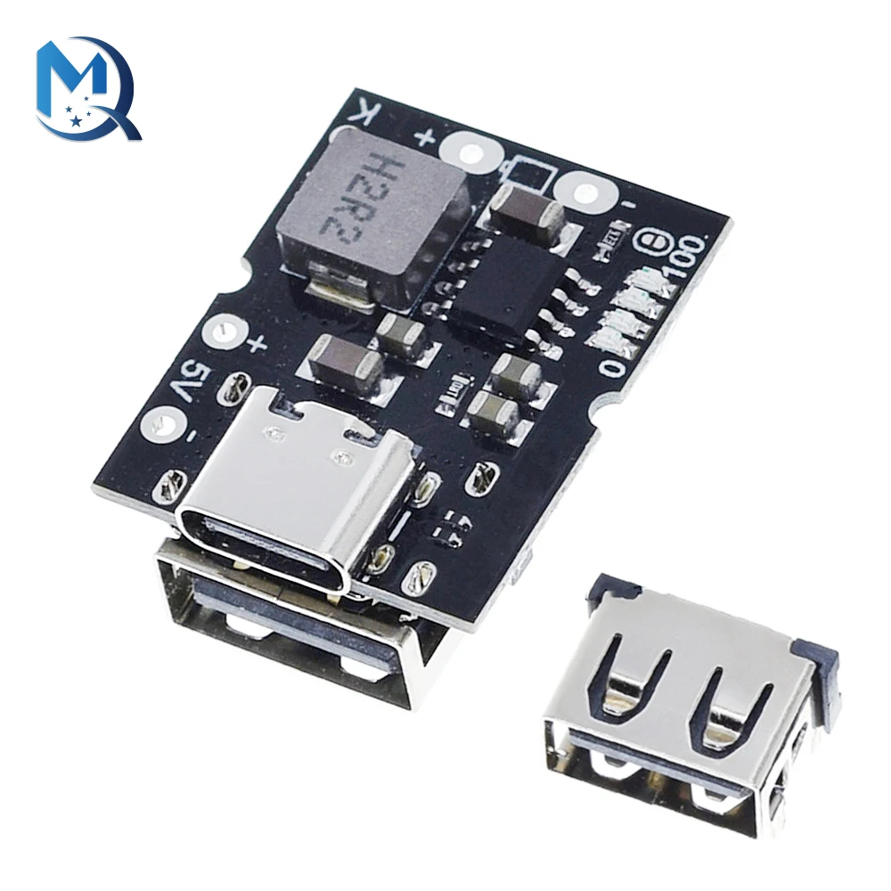 USB-Type-C-5V-2A-Lithium-Battery-Charge-and-Discharge-Module-USB-Input ...