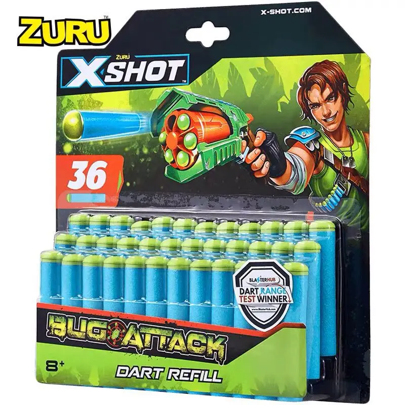 Zuru-X-Shot-36pcs-Dart-Refill-Pack-Bug-Attack-Toy-Bugoattack-Dart ...