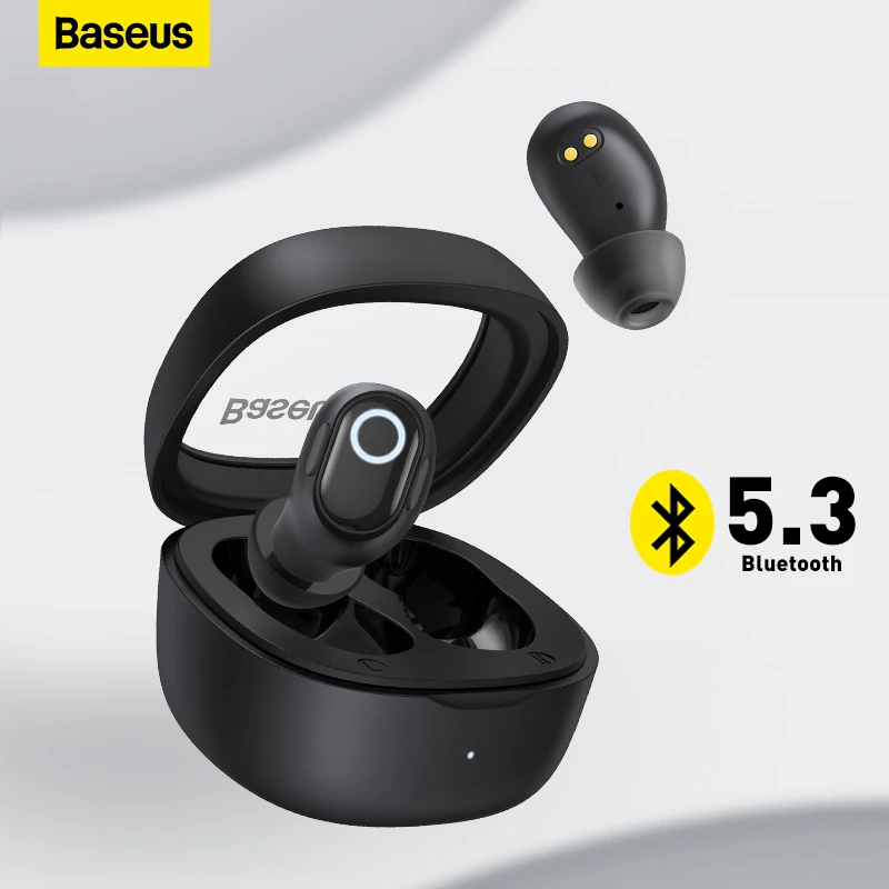 Baseus WM02 Wireless Earphones TWS Bluetooth 5.3 Headphones, Mini and ...