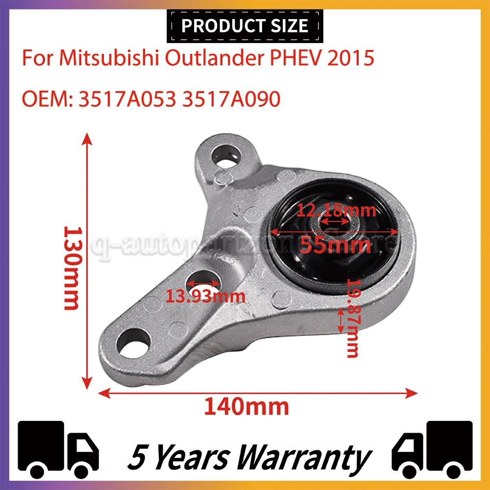 Car Rear Diff Differential Mounting Bracket For Mitsubishi Outlander ...