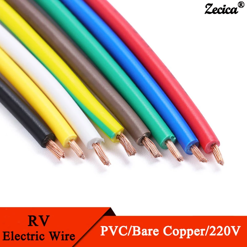 2-10m-RV-Copper-Wire-PVC-Electrical-Extension-Cable-Single-Core-Multi ...