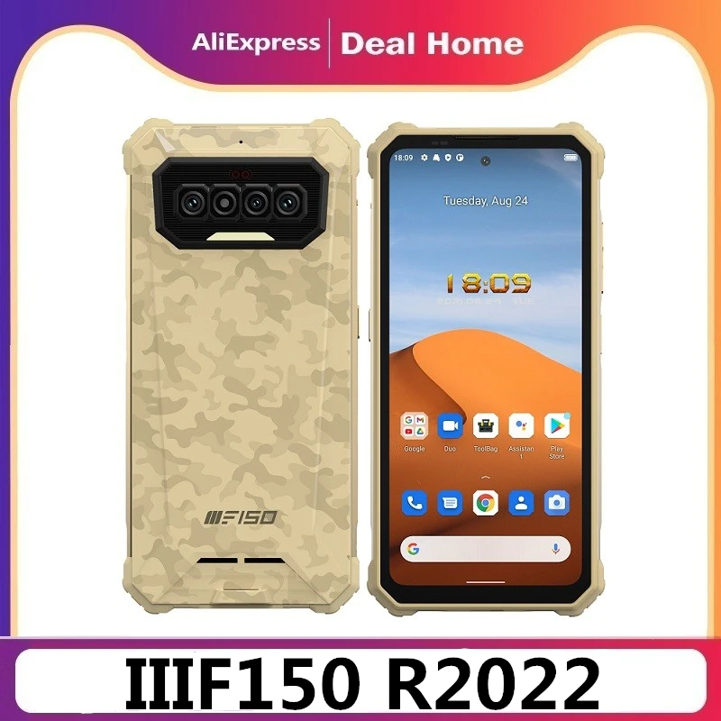 Iiif150 R2022 Rugged Phone 64mp+20mp Af Night Vision Rear Camera 6.78 ...