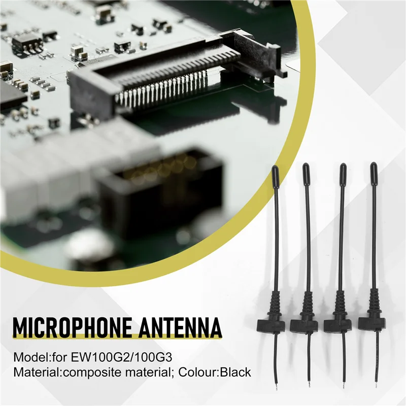4 Pcs Microphone Antenna Suitable For Sennheiser EW100G2/100G3 Wireless ...