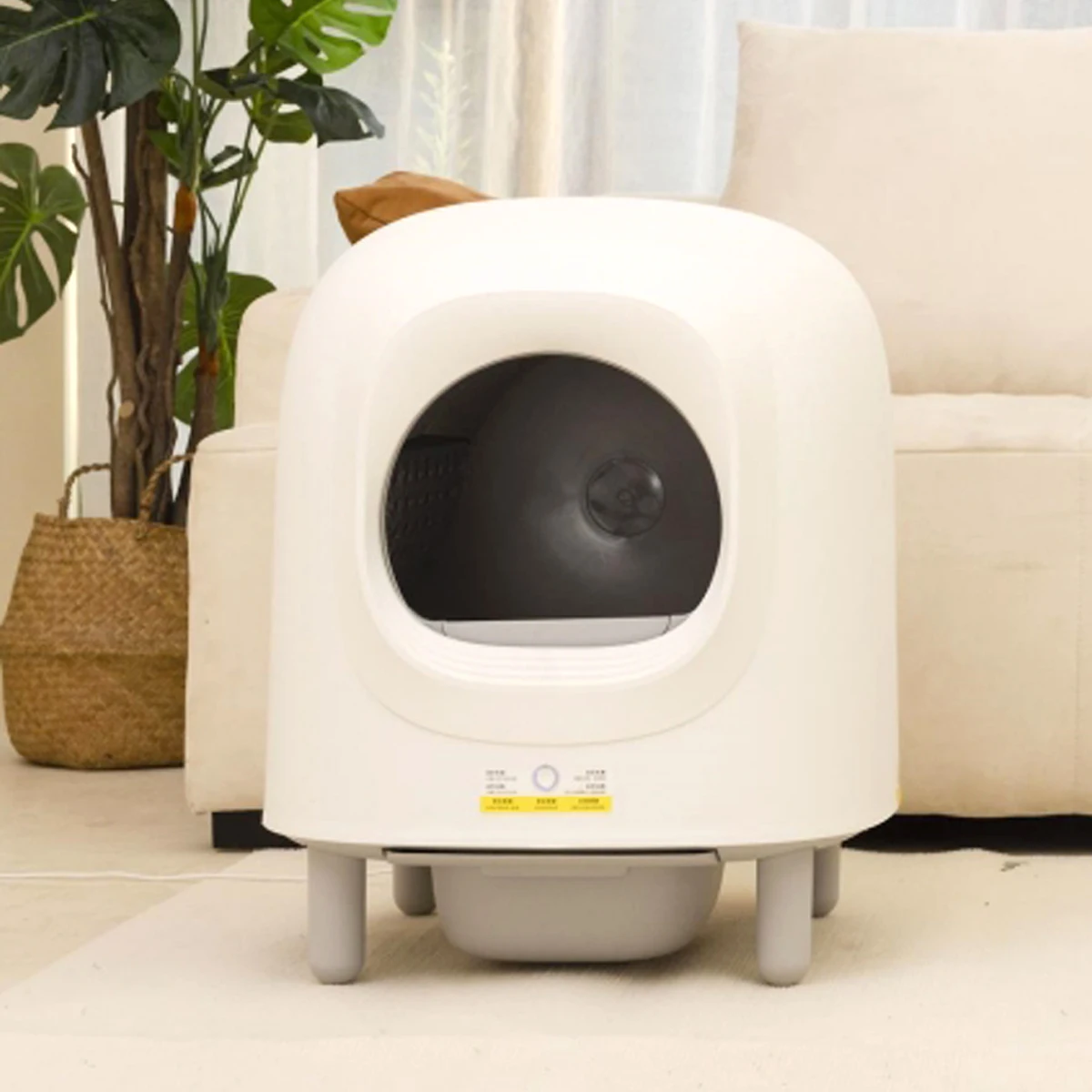Petree-Smart-Cat-Litter-Box-Automatic-Self-Cleaning-Litter-Box-WIFI ...