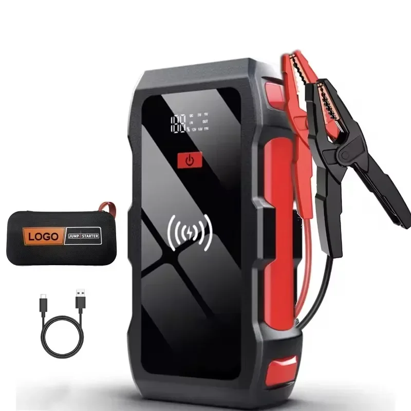 Car Starter Power Bank Vehicle Charger Portable 12v Jump Starter With ...