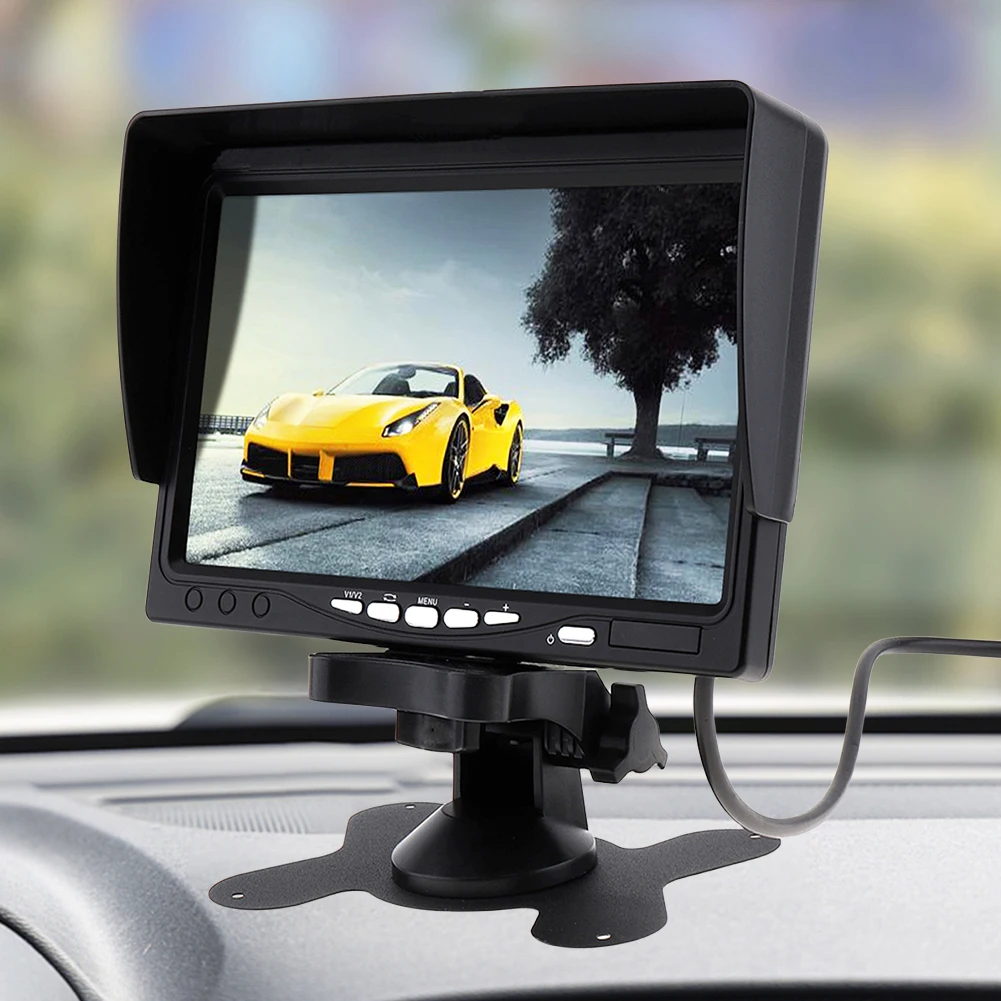 7-Inch-HD-LCD-Reversing-Camera-Screen-Rotating-Car-Rear-View-Camera ...