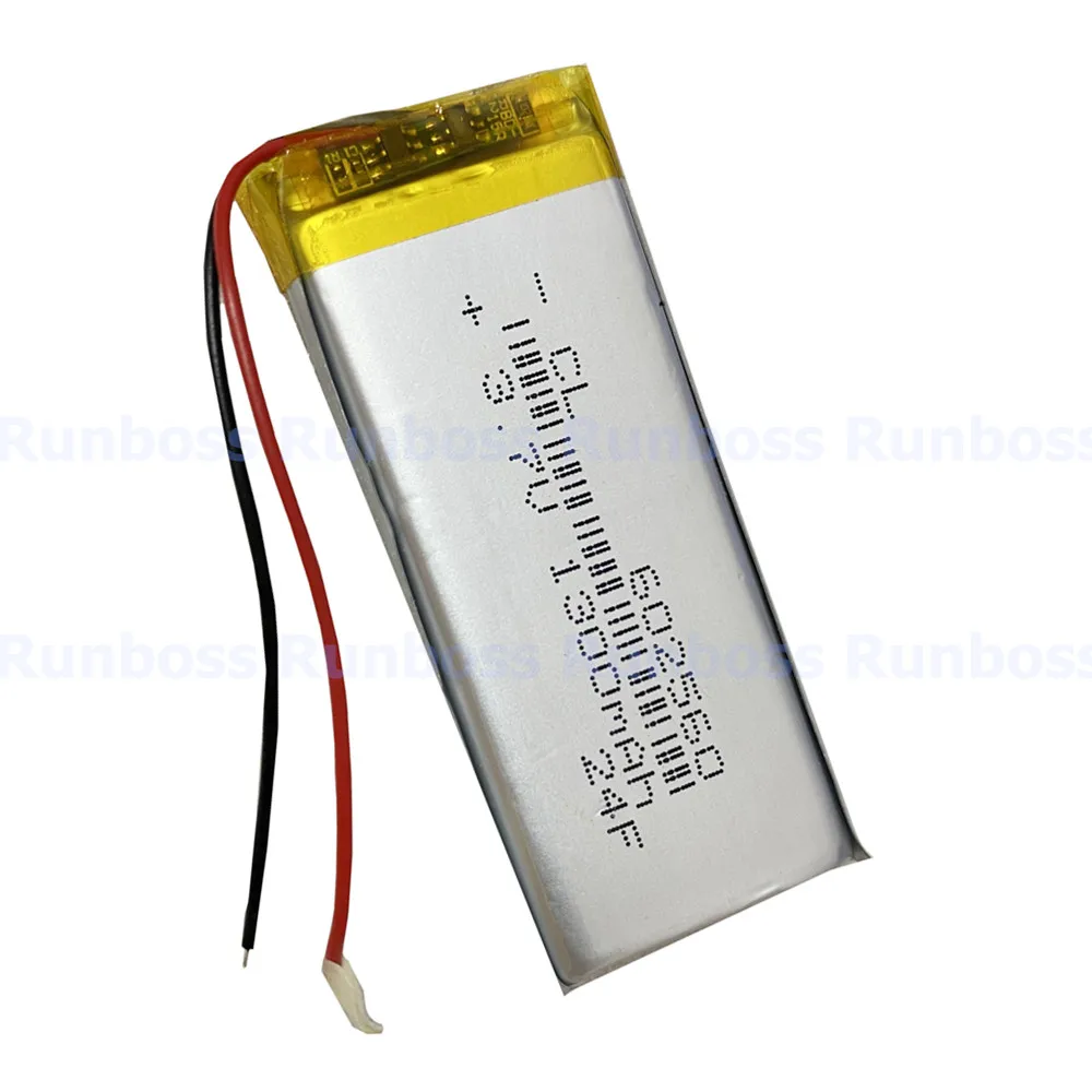 1-10PCS 3.7V 1200mAh 602560 602565 603060 653060 802560 Battery For ...