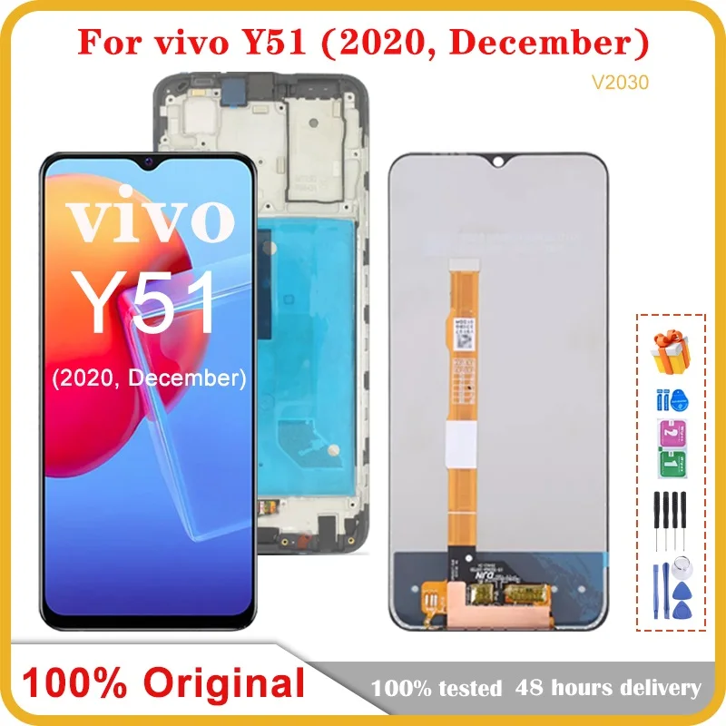 6.58" Original LCD For VIVO Y51 2020 y31 2020 y52s y53s y31s LCD Display Touch Digitizer Screen ...