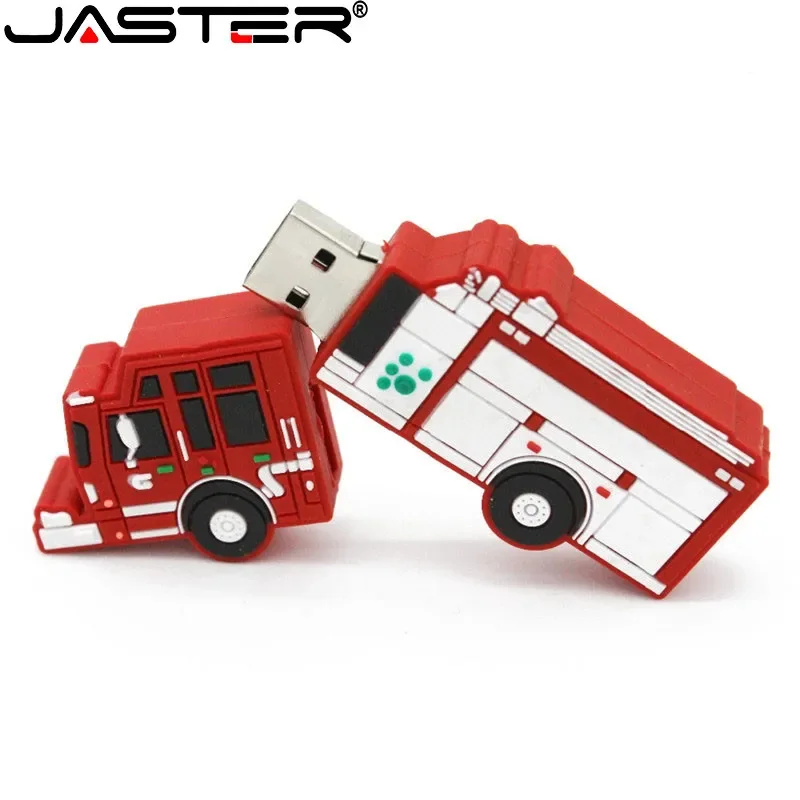 JASTER-Cartoon-Toy-Fire-Truck-USB-Flash-Drive-Car-Toy-Usb-Flash-Drive ...