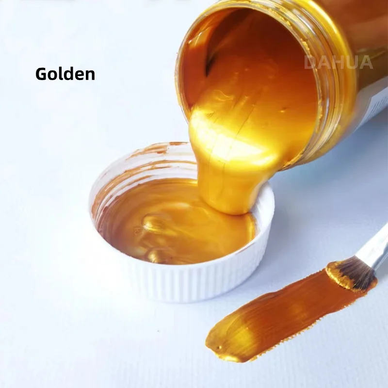 100ml-Gold-Paint-Metallic-Acrylic-Pigments-For-Statuary-Coloring-DIY ...
