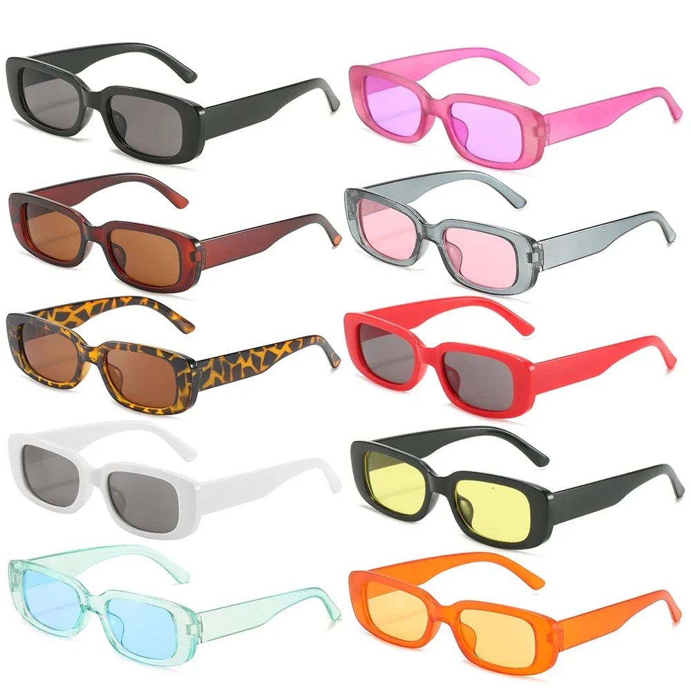 1PC-Retro-Small-Rectangle-Sunglasses-UV400-Protection-Sun-Glasses-Candy ...