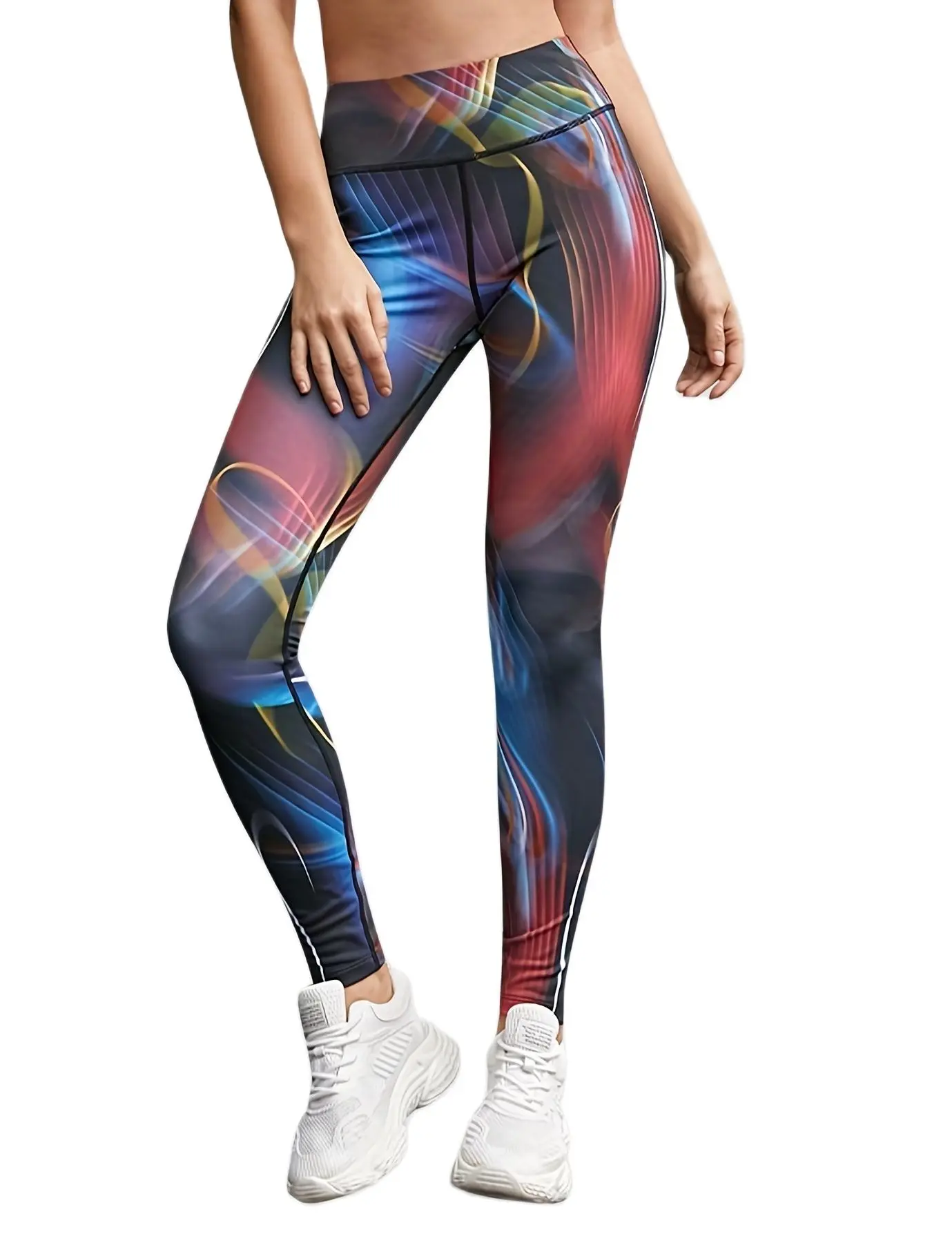 JSC-Casual-Printed-Women-Leggings-Yoga-Gym-Sport-Workout-Trousers-High ...