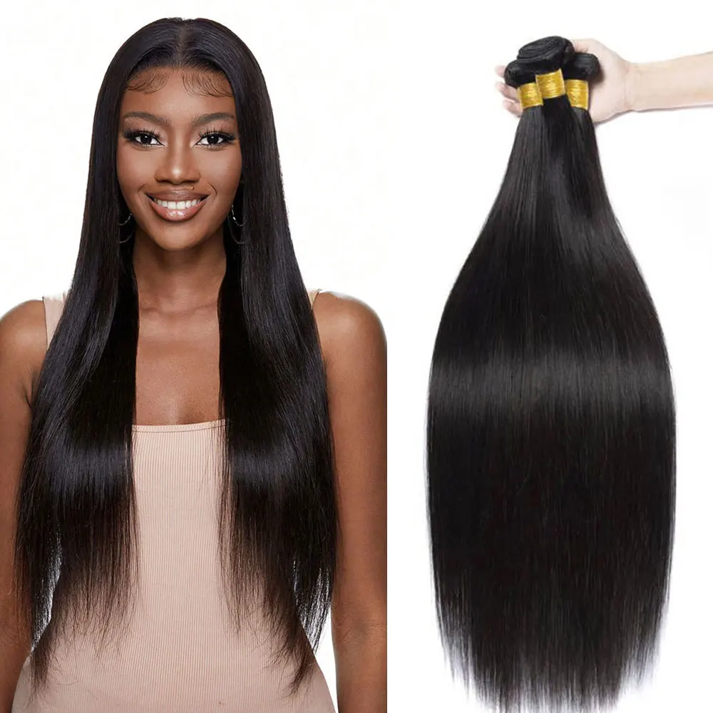 10- 30 Inch Straight Human Hair Bundles 100g/pc Body Wave Bundles Human ...