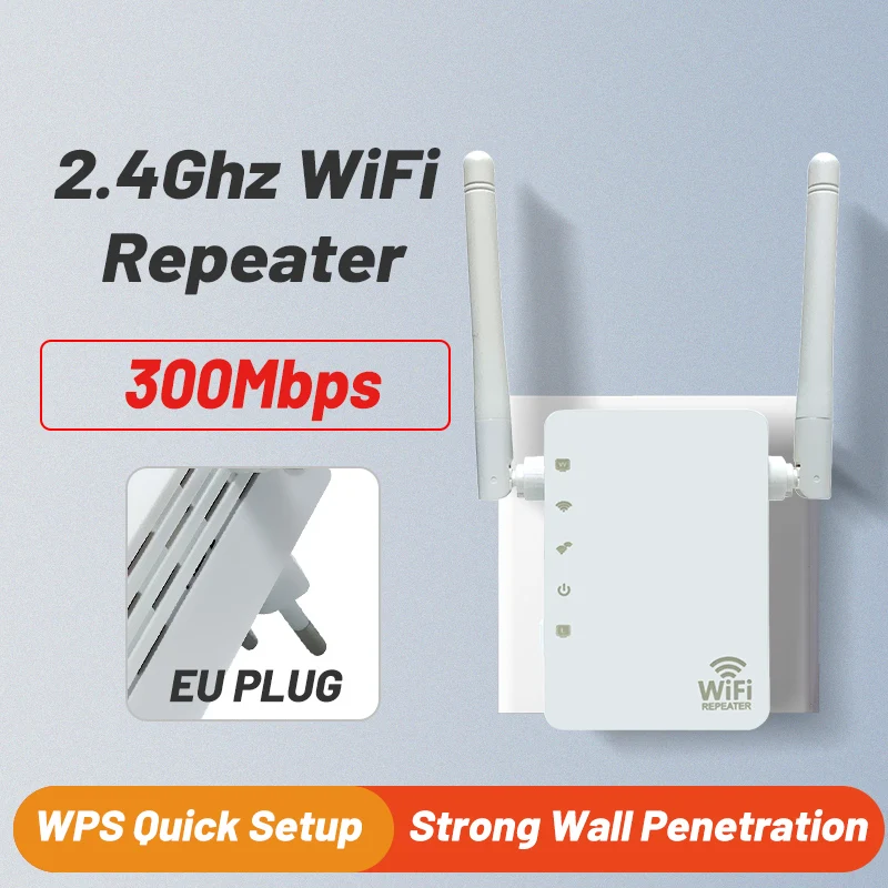 Wiflyer-Wifi-Repeater-2-4G-Router-300Mbps-Wireless-Router-Modem-Support ...
