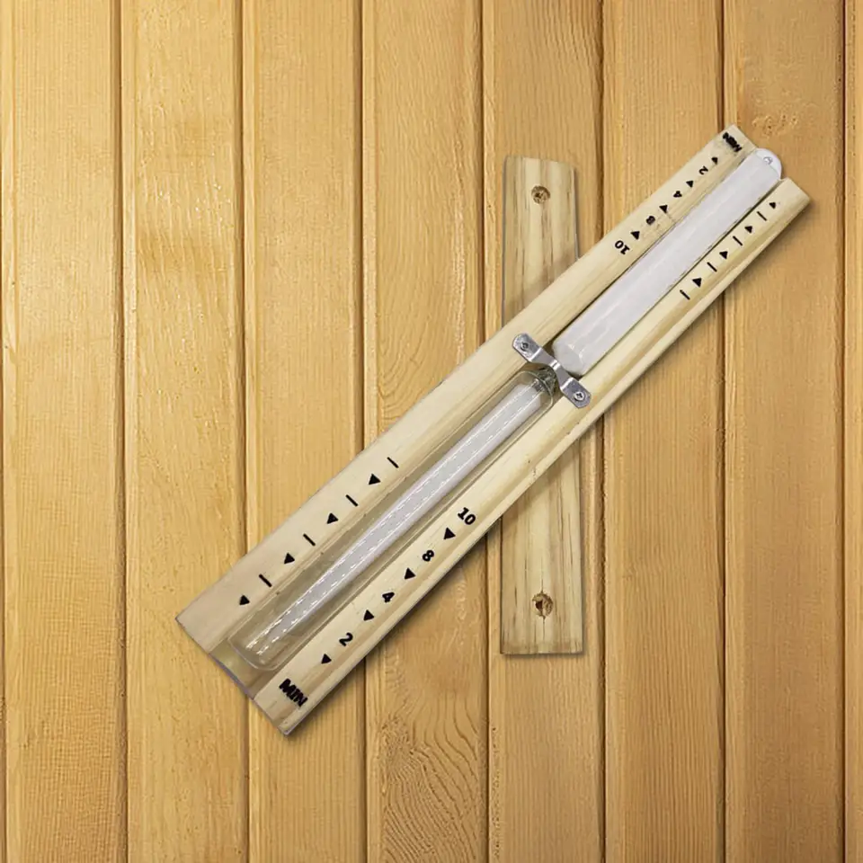 Sauna Timer OFFSCH Wall-mounted Wooden Sauna Hourglass Timer Sand Timer ...