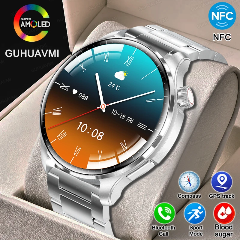 2024-New-Bluetooth-Call-Smart-Watch-Men-GPS-Sports-Heart-Rate-Blood ...