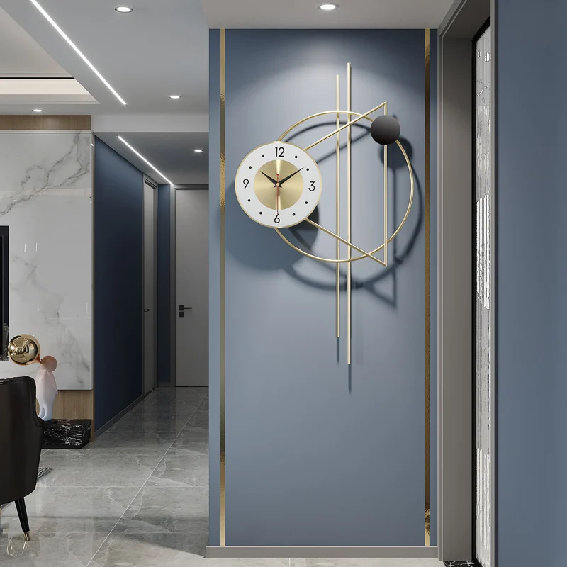 Silent Movement Living Room Wall Clock Teen Large Movement Quiet Wall ...