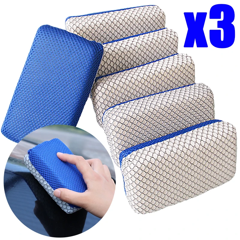 Sponge-Block-Honeycomb-Type-Car-Cleaner-Auto-Washer-Macroporous ...
