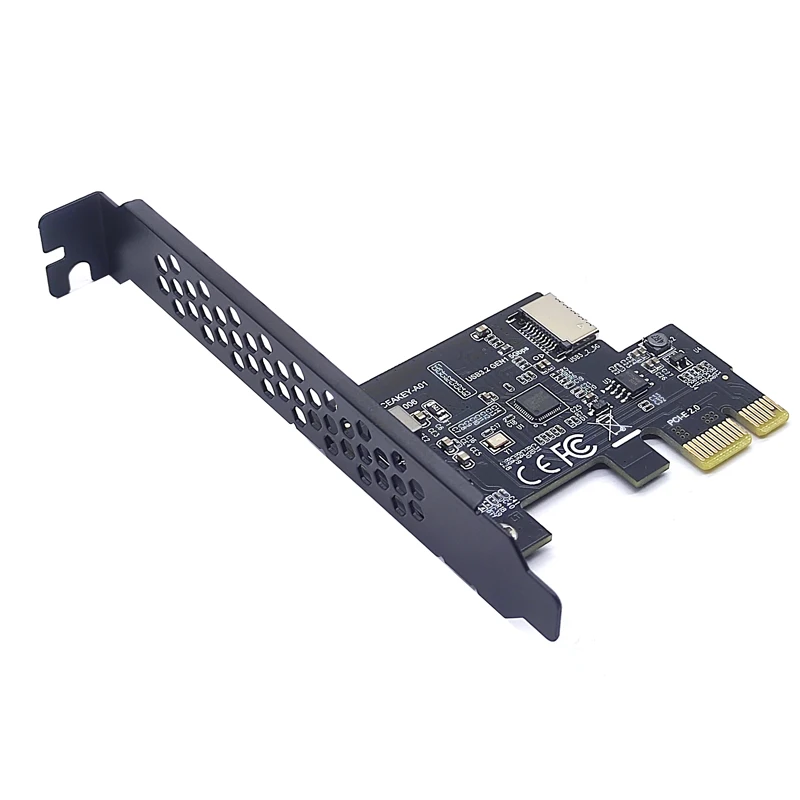 NEW Add on Card PCI Express 2.0 X1 USB 3.2 Gen1 TYPE-E Card PCIe Front ...