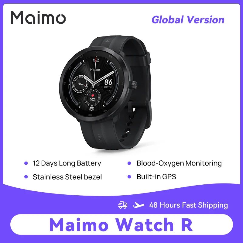 NEW-Global-Version-Maimo-Watch-R-1-3-Display-Stainless-Steel-bezel-5ATM ...