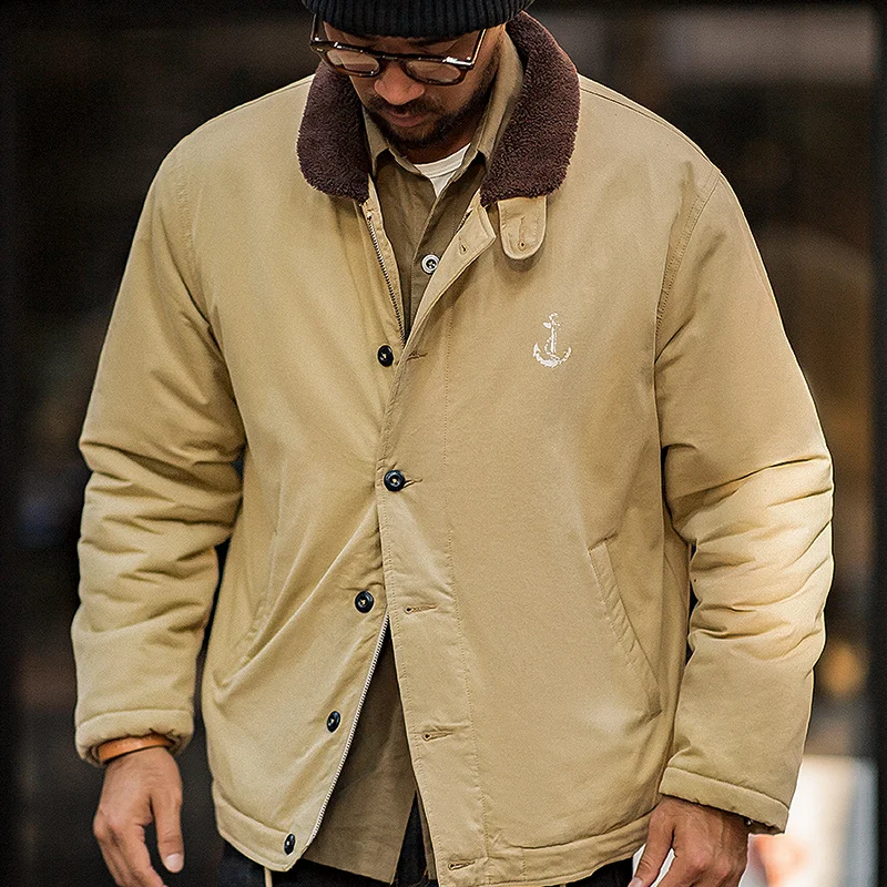 Maden-Vintage-N1-Deck-Jackets-for-Men-Amekaji-Winter-Windbreak-Cardigan ...