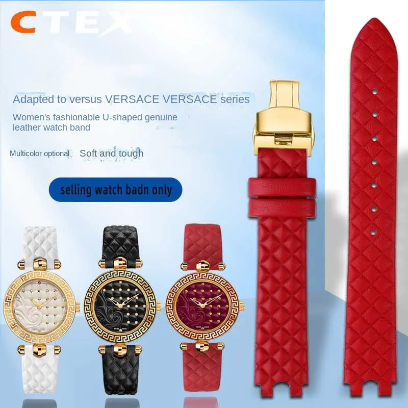For-Versace-PALAZZO-Watch-Strap-Medusa-VECQ00218-518-318-U-Notched ...