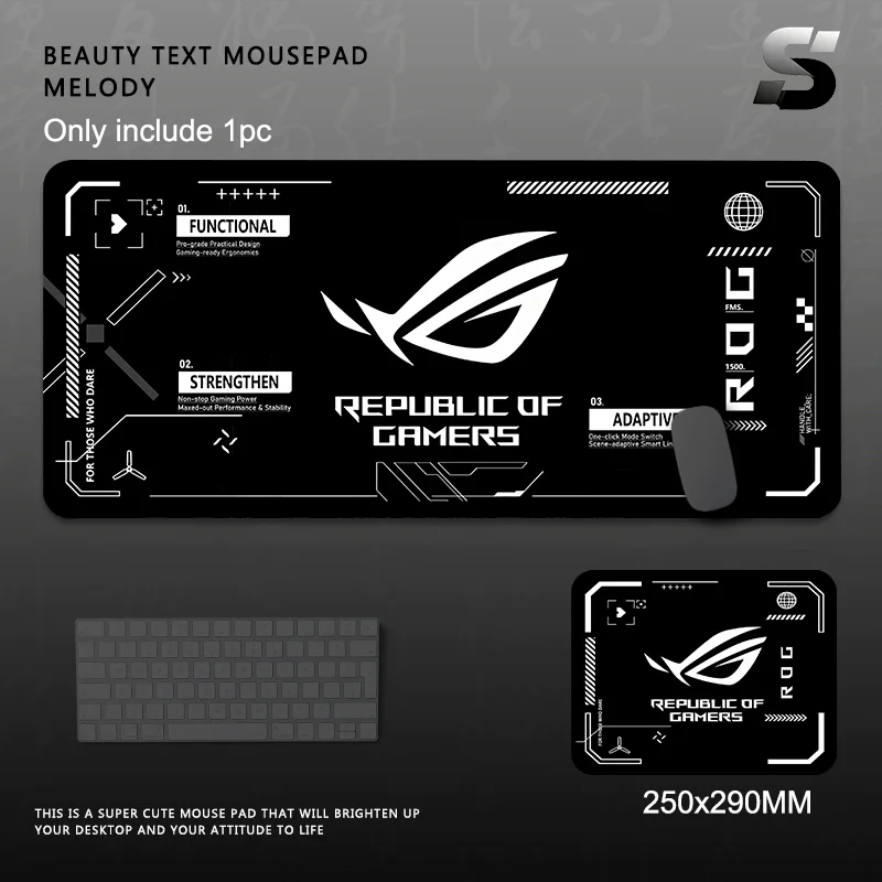 Gaming Mats Large Extended Pad for ASUS Rog Mouse Pad Gamer PC Computer ...