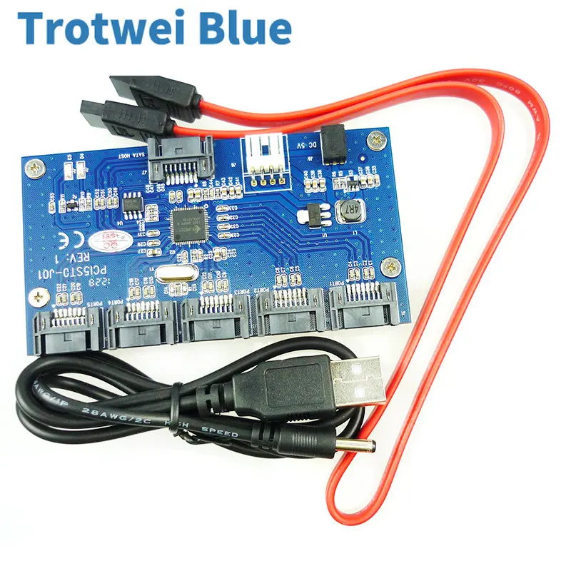 Factory price Adapter Card SATA 1 to 5 Port Converter ( SATA Port ...