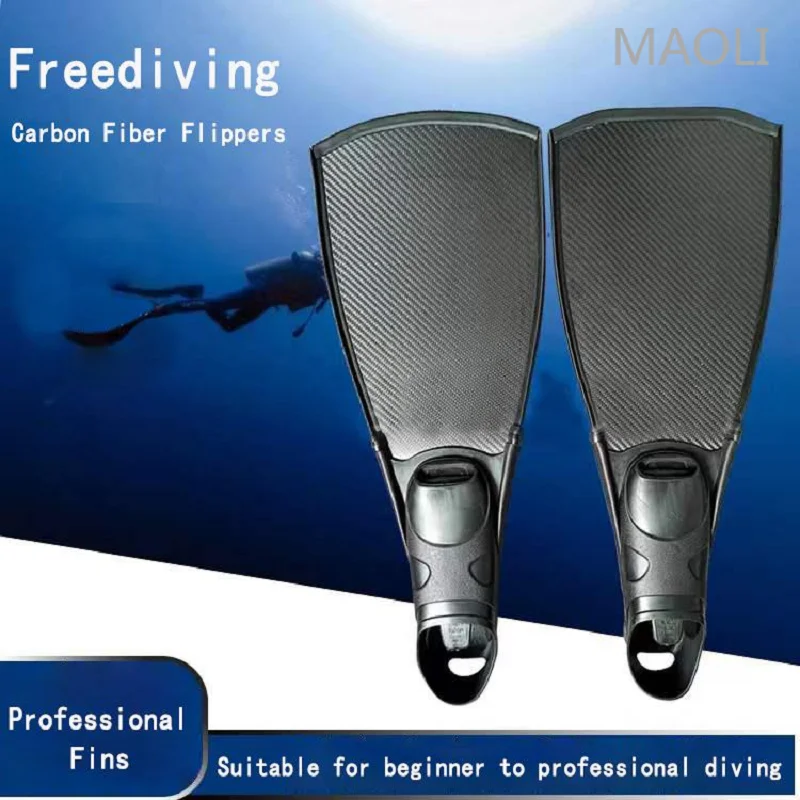 Free-diving-Short-Carbon-Fiber-Fins-Scuba-Diving-Flippers-Swimming ...