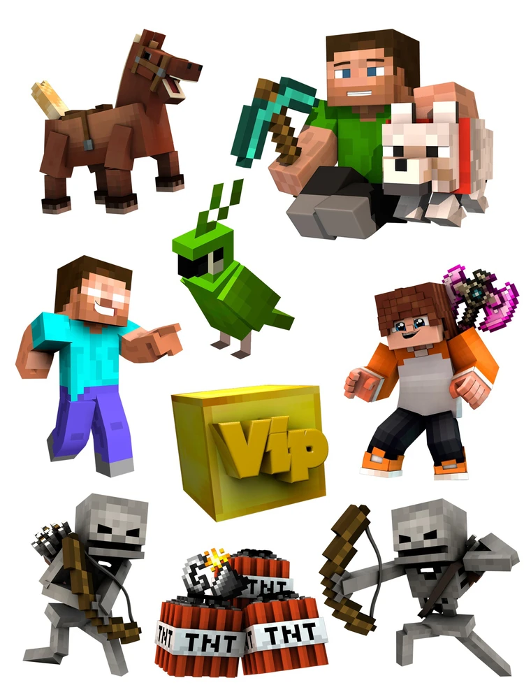 Minecraft Printables Papercraft Cake