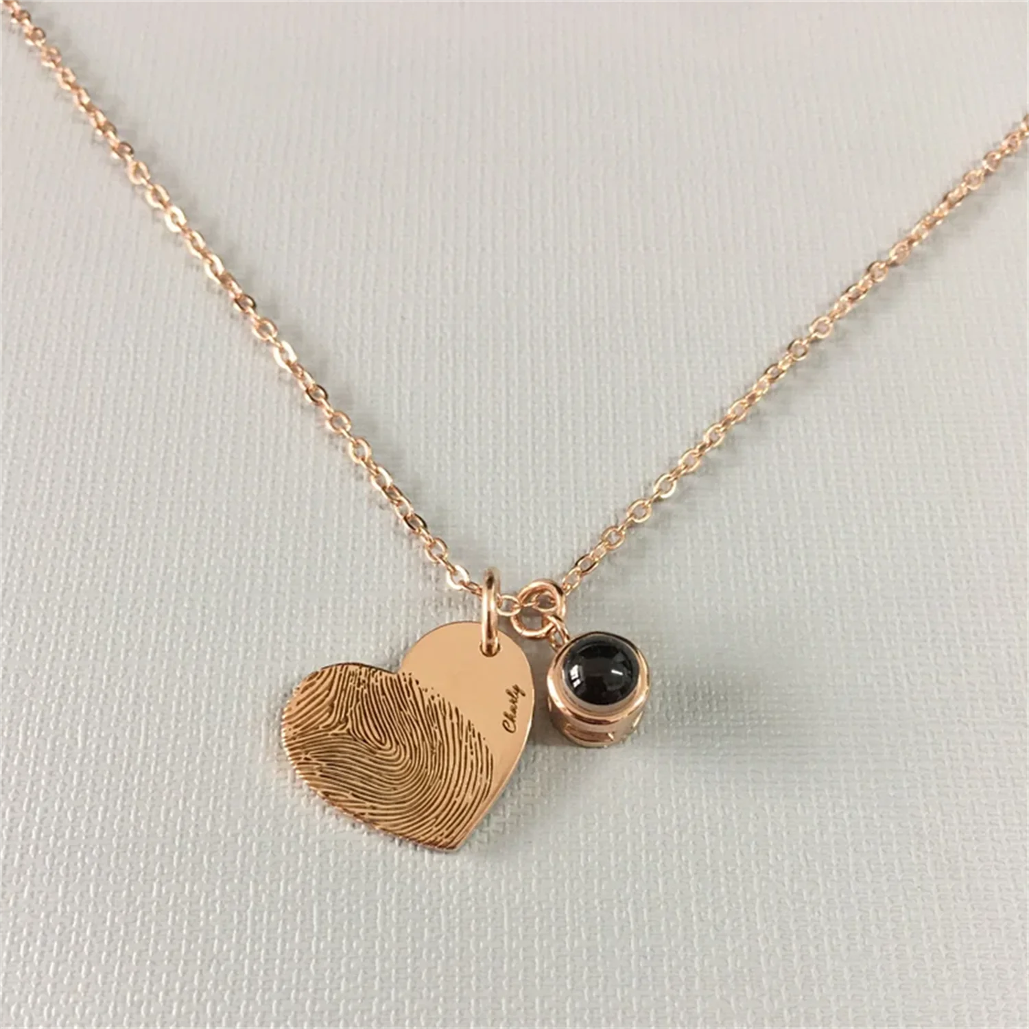 Fingerprint Necklace Diy