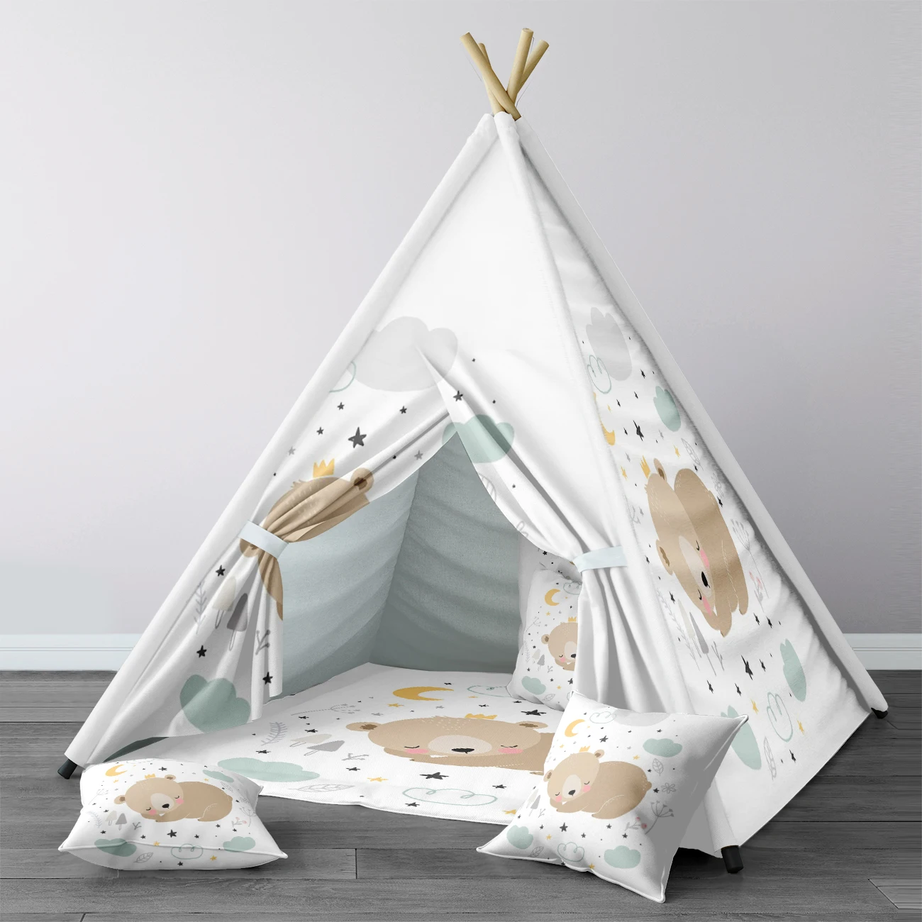 Play-Tent-for-Kids-Wigwam-Portable-Indoor-Playground-Tents-Children ...