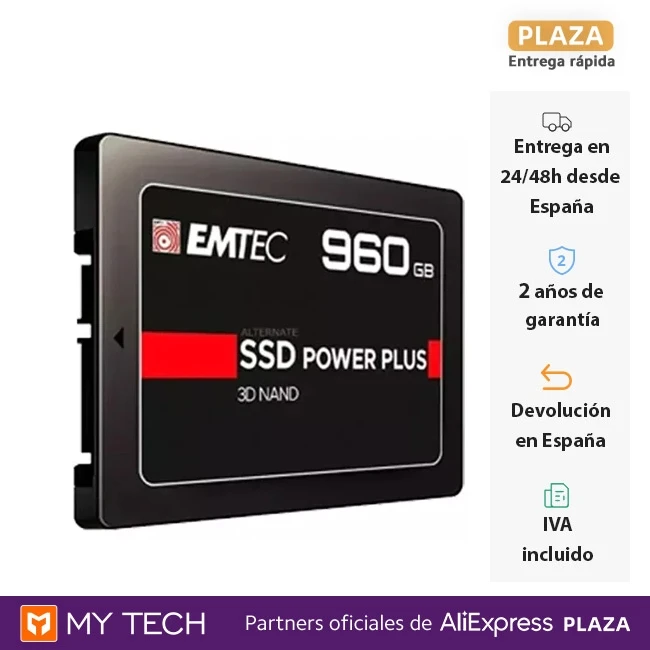 Internal hard drive SSD Emtec X150 SATA III 960 GB, computer storage ...