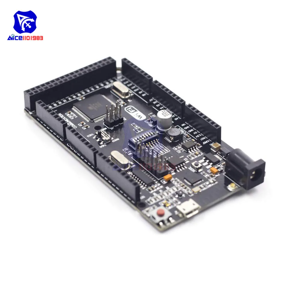 Купить Mega2560 Wifi R3 Atmega2560 Esp8266 32 Мб памяти Micro Usb к Ttl